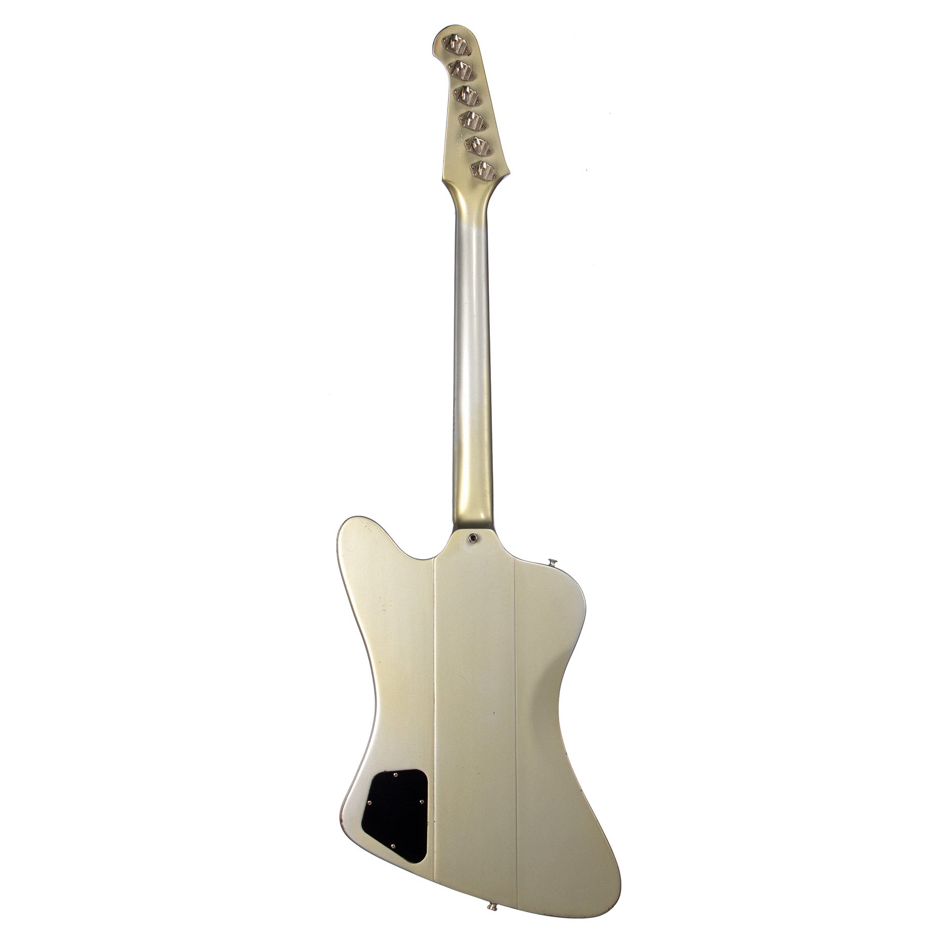 1965 Gibson Firebird III - Silver Mist Poly - RARE! Wide Nut, Non-Reve ...