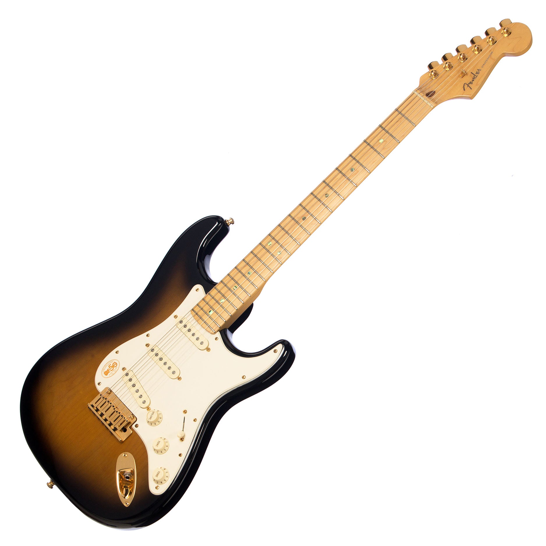 2004 Fender American Deluxe 50th Anniversary Stratocaster - 2 Tone Sun ...