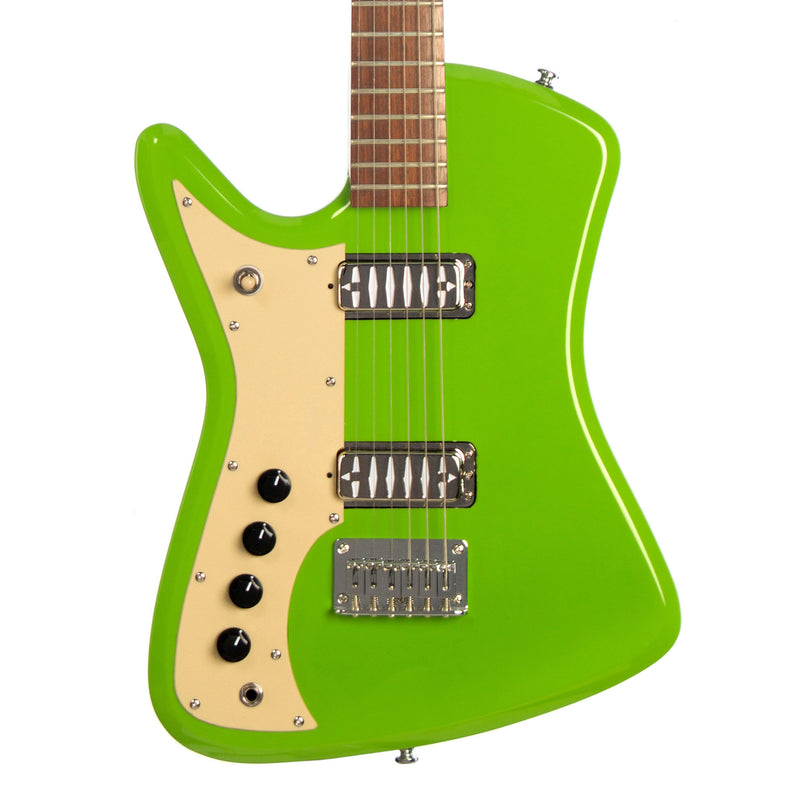 Airline Guitars Bighorn LEFTY - Green - Left Handed Electric - NEW ...