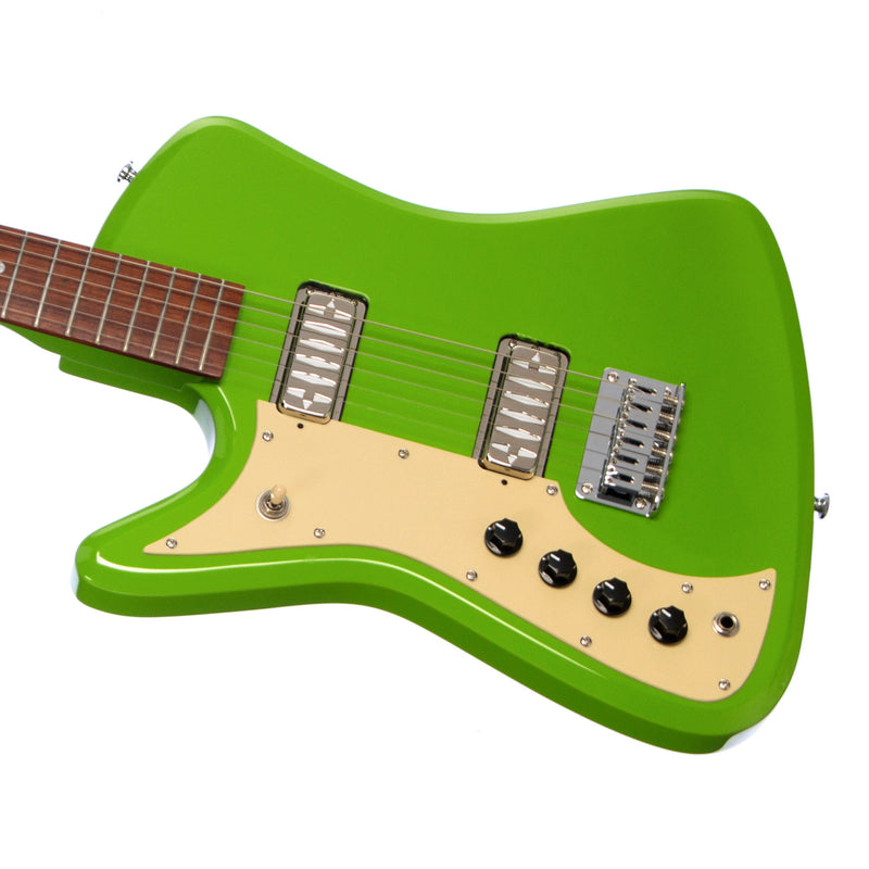 Airline Guitars Bighorn LEFTY - Green - Left Handed Electric - NEW ...