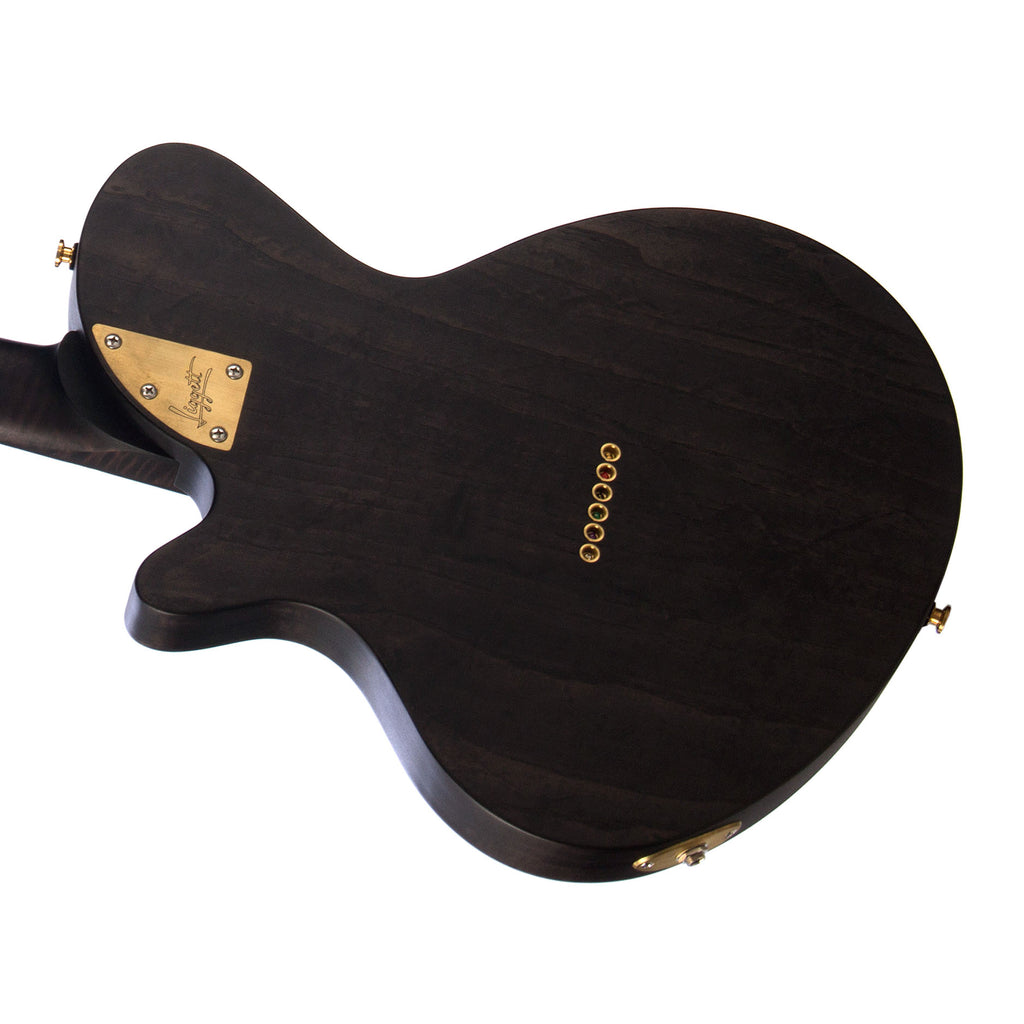 Liggett Guitars Custom abstracT #1 - Satin Trans Black Stain - Hand Ma ...