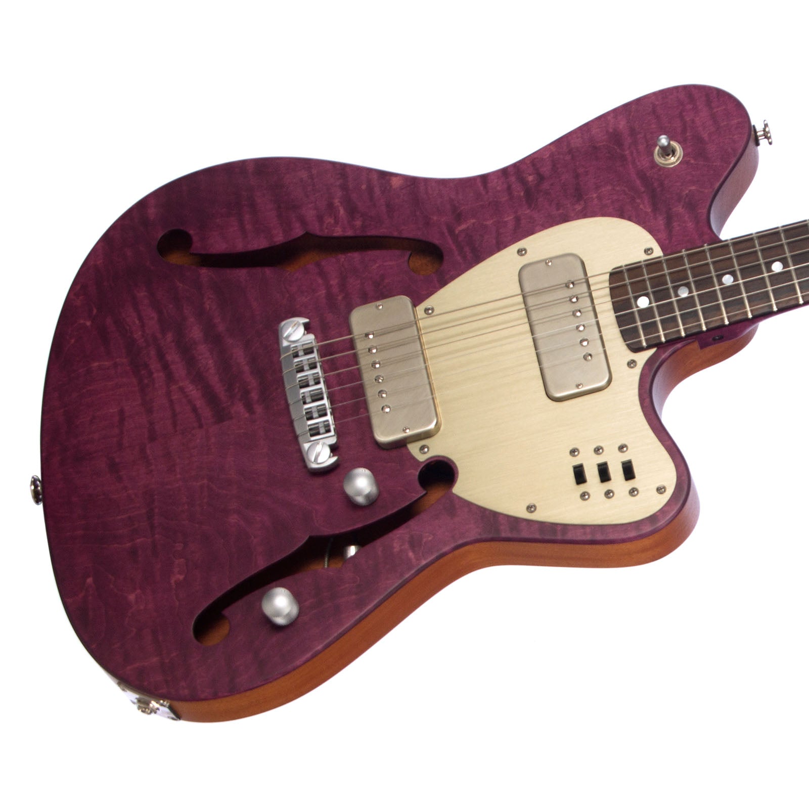 Deimel Guitarworks Bluestar - Dark Purple Transparent Matte Finish - C ...