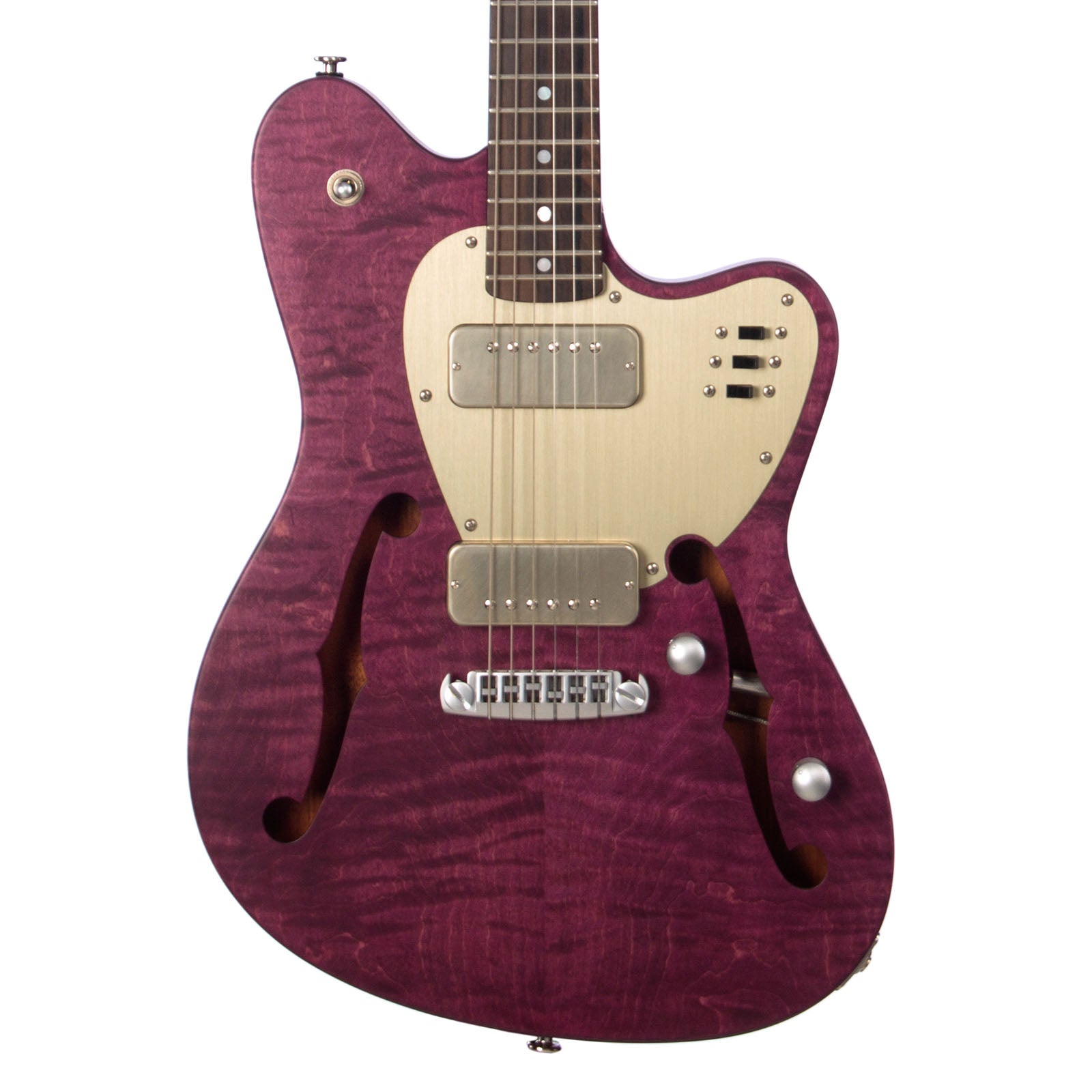 Deimel Guitarworks Bluestar - Dark Purple Transparent Matte Finish - C ...