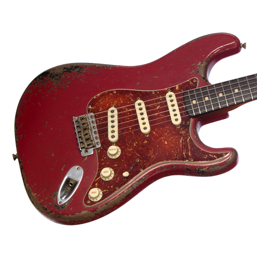 Fender Custom Shop 1961 Stratocaster Heavy Relic - Dakota Red over Gre ...