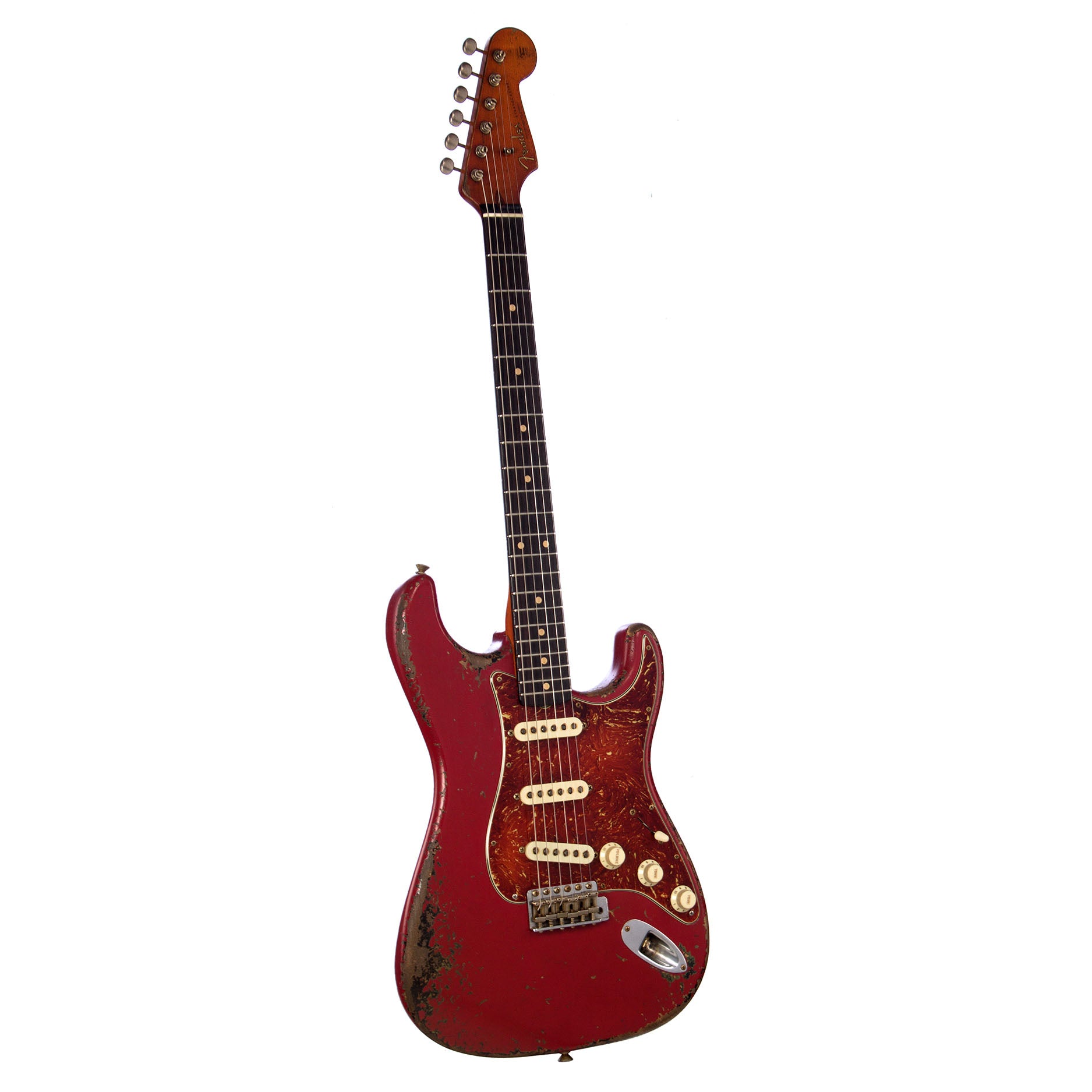 Fender Custom Shop 1961 Stratocaster Heavy Relic - Dakota Red over Gre ...