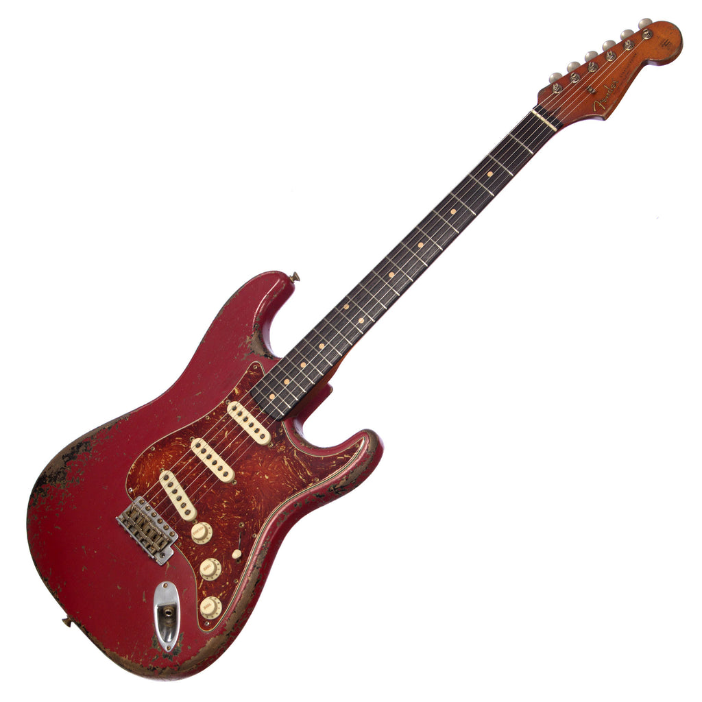 Fender Custom Shop 1961 Stratocaster Heavy Relic - Dakota Red over Gre ...