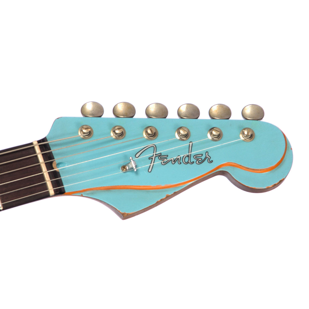 Fender Custom Shop MVP Stratocaster HSS Heavy Relic - Daphne Blue w/ C ...