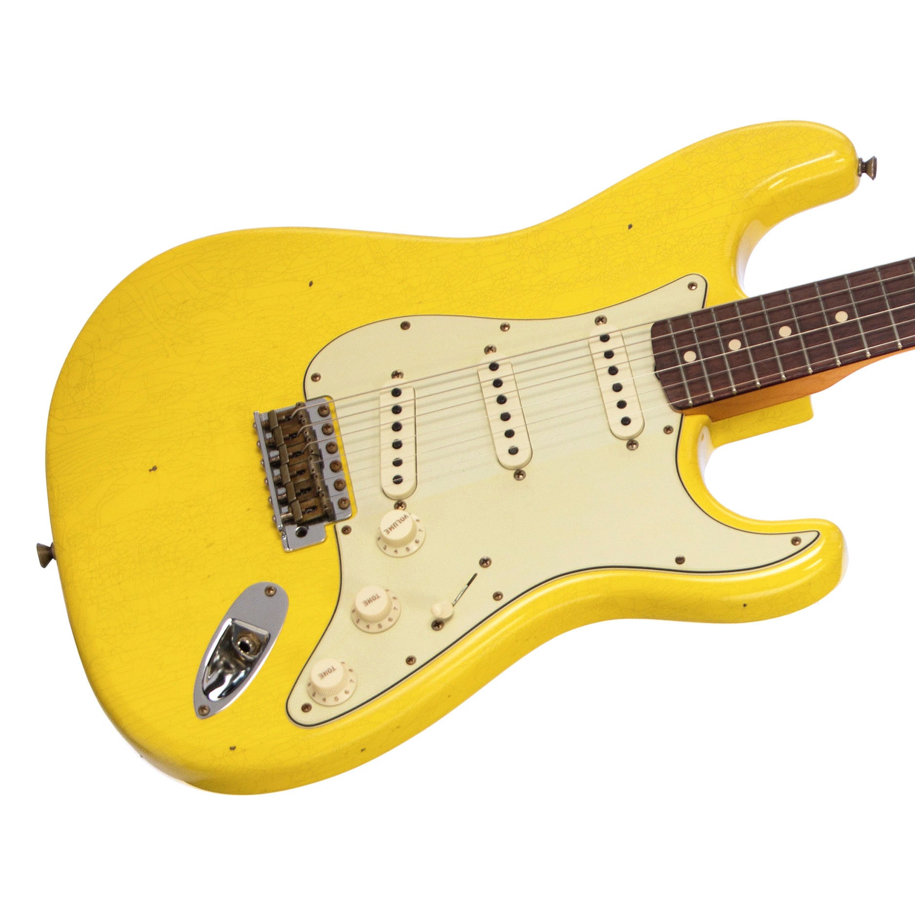 Fender Custom Shop 1963 Stratocaster Journeyman Relic - Graffiti Yello ...