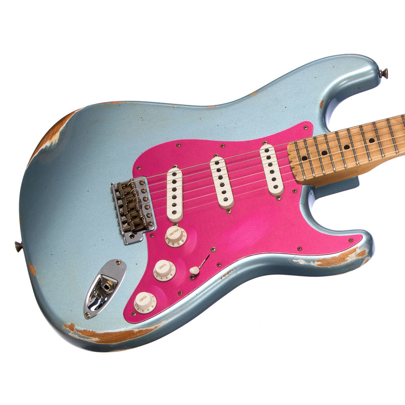 Fender Custom Shop MVP 1969 Stratocaster Relic - Blue Ice Metallic wit ...