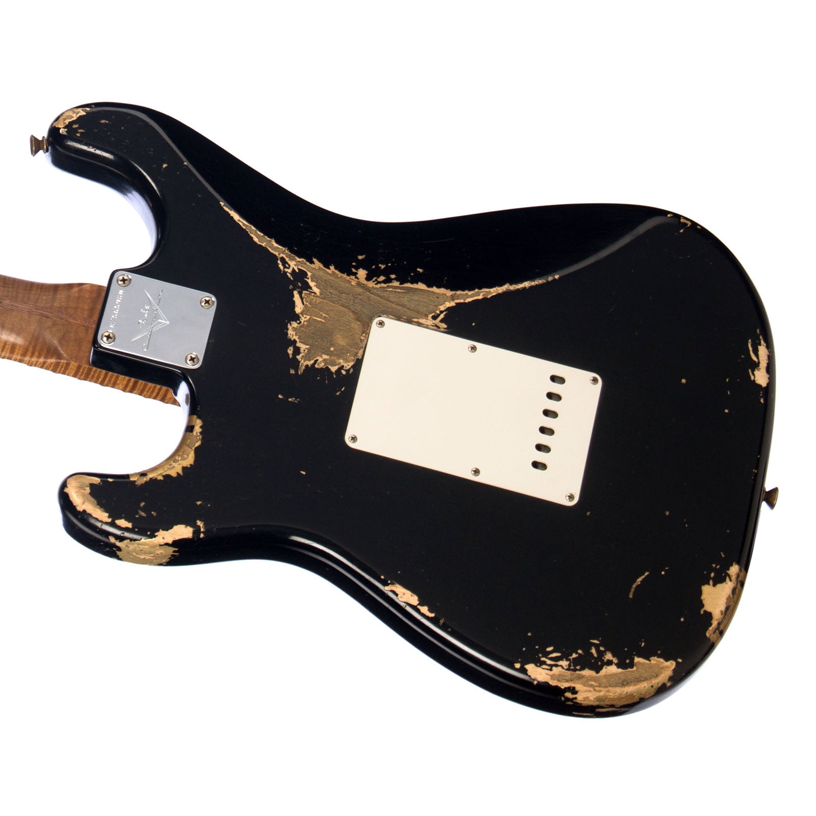 Fender Custom Shop MVP Nashville Stratocaster Relic - Black w/Gold Com ...