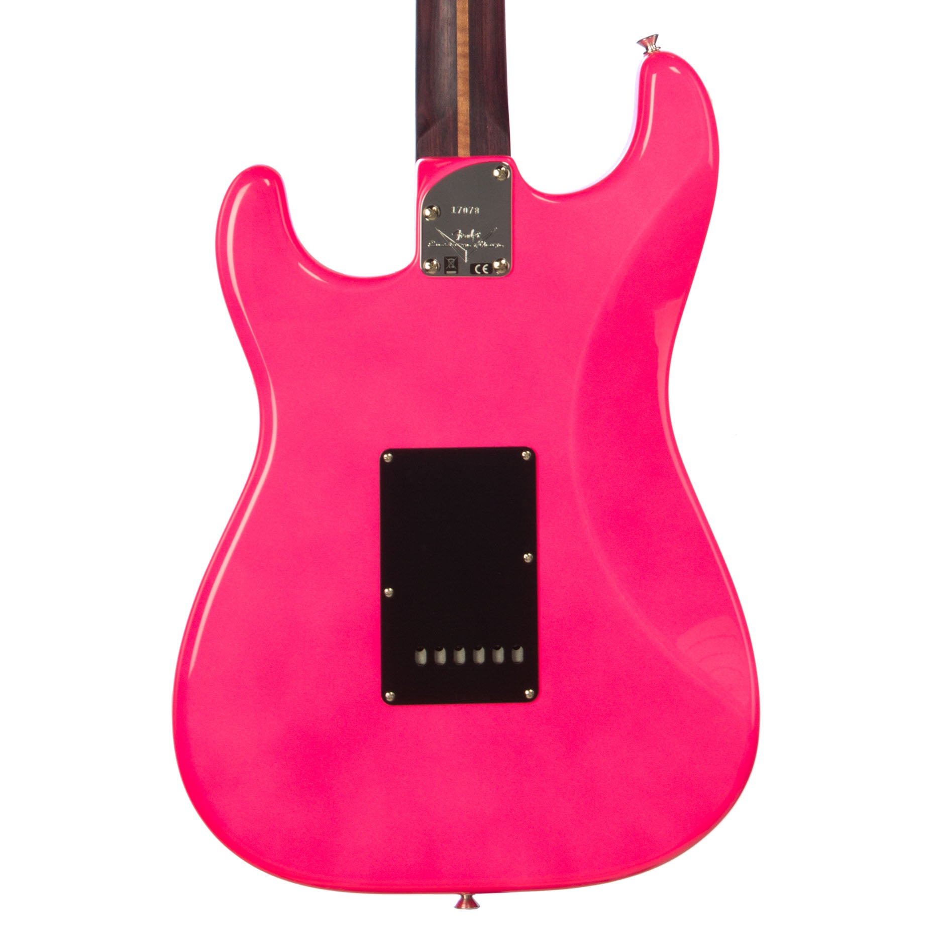 Fender Custom Shop MVP Stratocaster HSS NOS - Neon Pink - Rosewood Nec ...