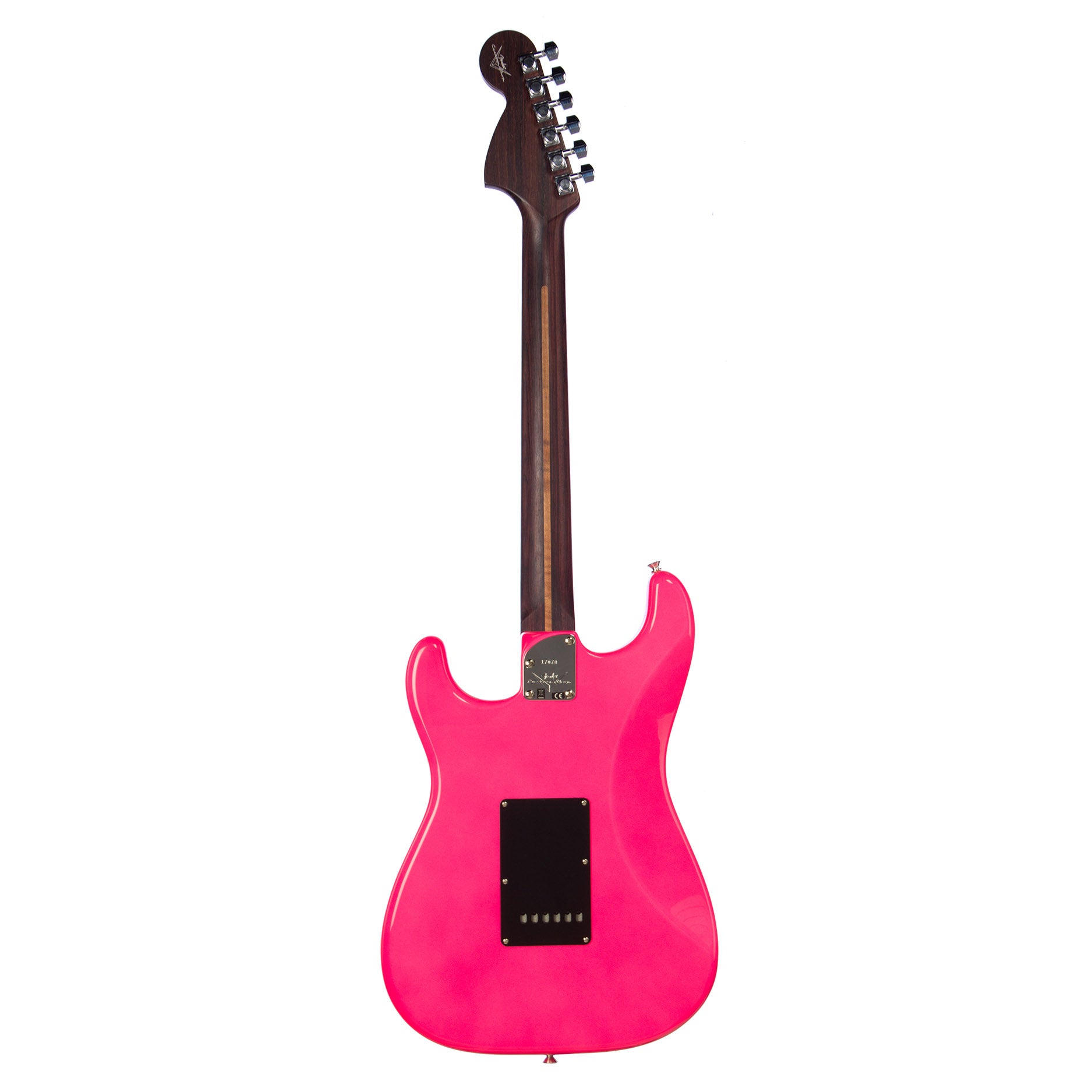 Fender Custom Shop MVP Stratocaster HSS NOS - Neon Pink - Rosewood Nec ...
