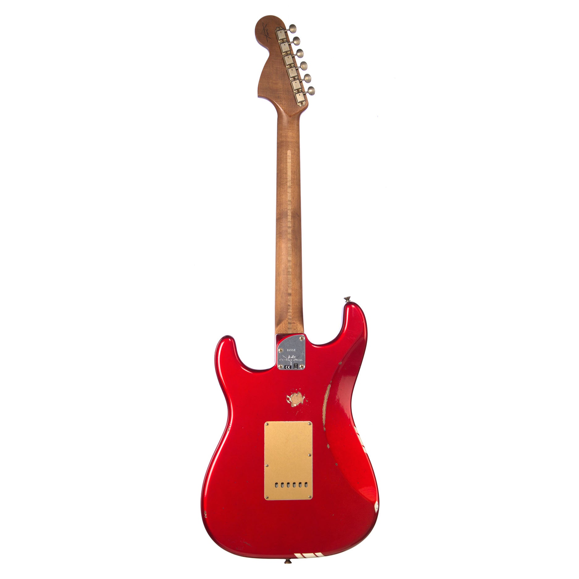 Fender Custom Shop MVP Stratocaster HSS Relic - Chrome Red w/Competiti ...
