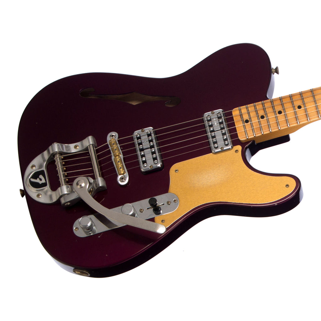Fender Custom Shop MVP TV Jones Thinline Telecaster Relic - Midnight P ...