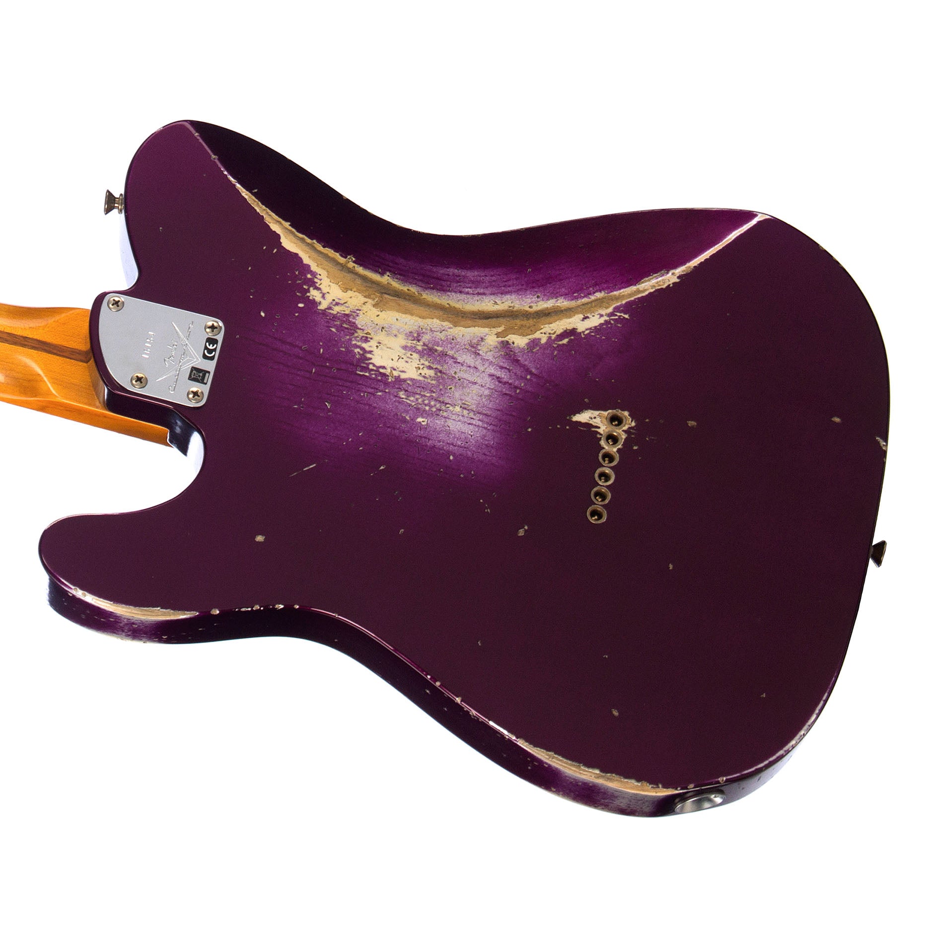 Fender Custom Shop MVP Telecaster Heavy Relic - Purple Metallic w/ Qua ...