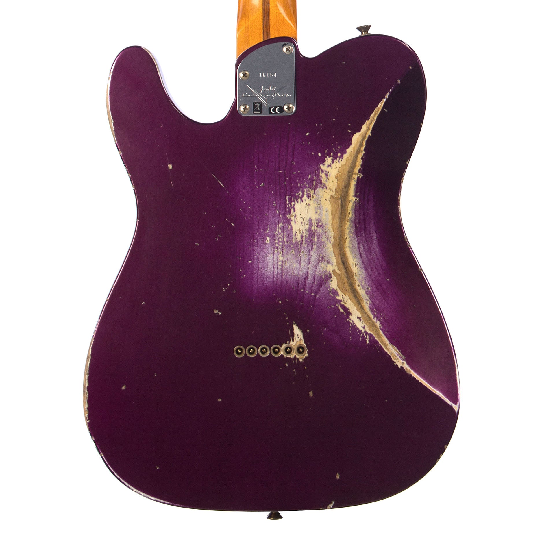 Fender Custom Shop MVP Telecaster Heavy Relic - Purple Metallic w/ Qua ...