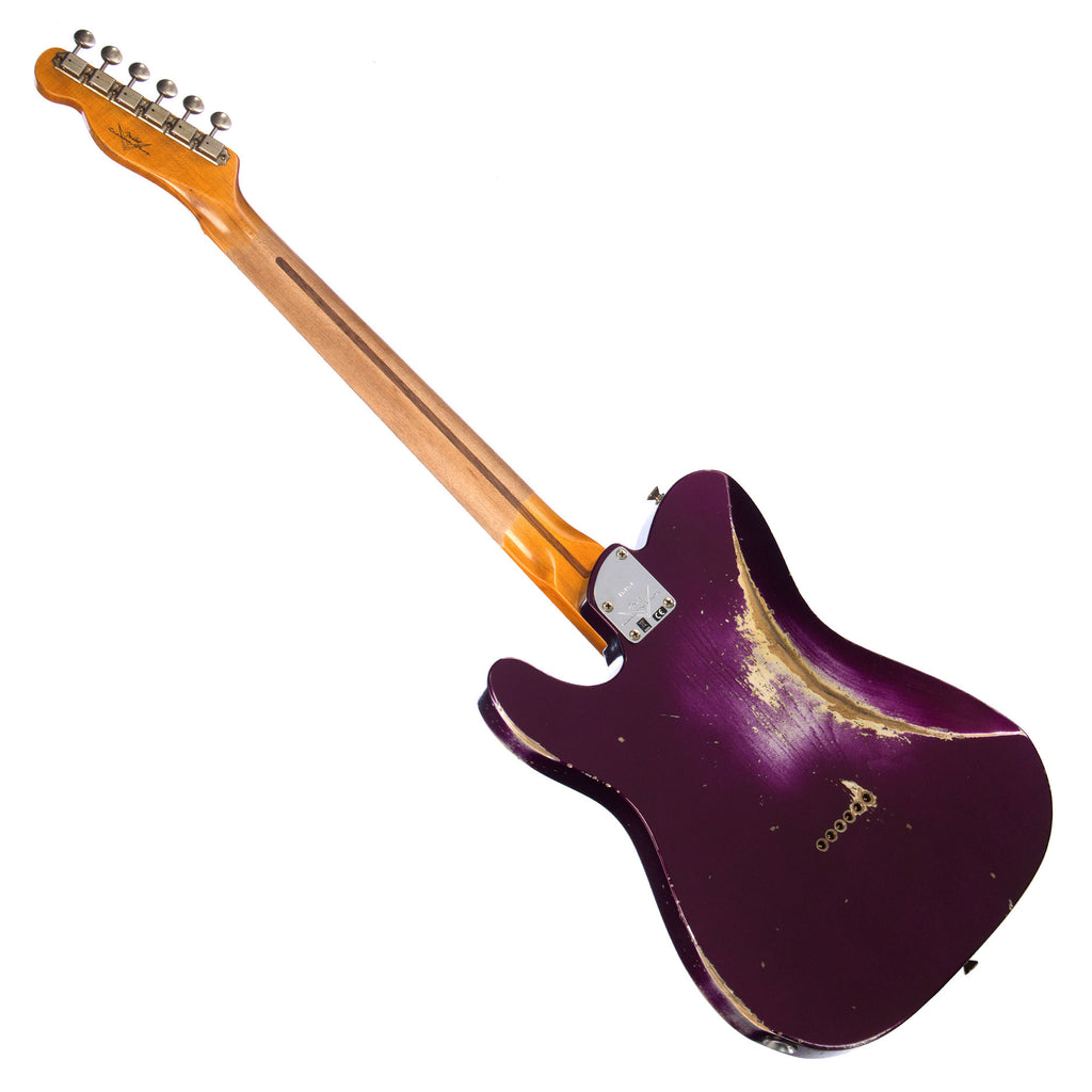 Fender Custom Shop MVP Telecaster Heavy Relic - Purple Metallic w/ Qua ...