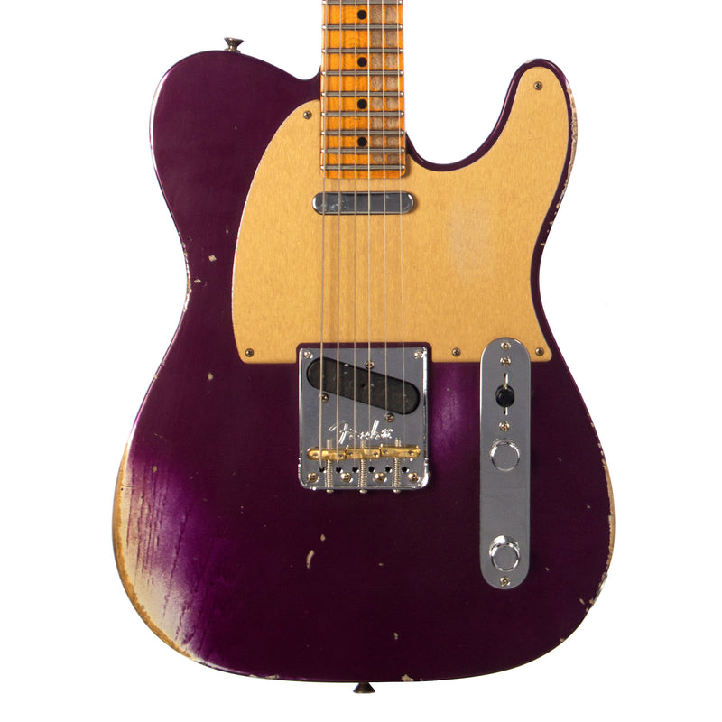 Fender Custom Shop MVP Telecaster Heavy Relic - Purple Metallic w/ Qua ...