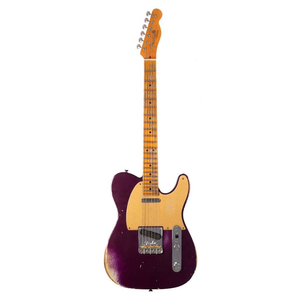 Fender Custom Shop MVP Telecaster Heavy Relic - Purple Metallic w/ Qua ...