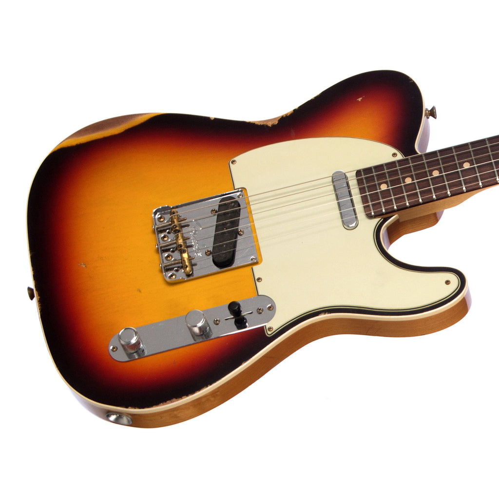 Fender Custom Shop MVP Telecaster Relic - Chocolate 3-Tone Sunburst w ...