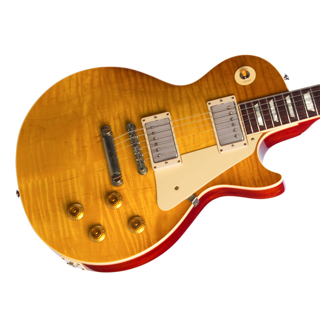 USED Gibson Custom Shop 1958 Les Paul Standard Reissue - Honey Lemon F ...