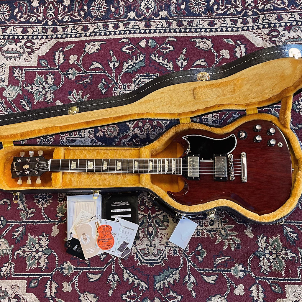 USED Gibson Custom Shop 1961 SG / Les Paul Standard Reissue Stop Bar - | Make'n Music