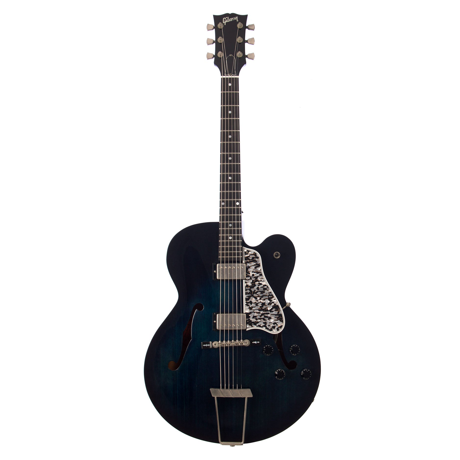 1997 Gibson Custom Shop L-5 Studio - Trans Blue Burst - Hollow Body Ar ...