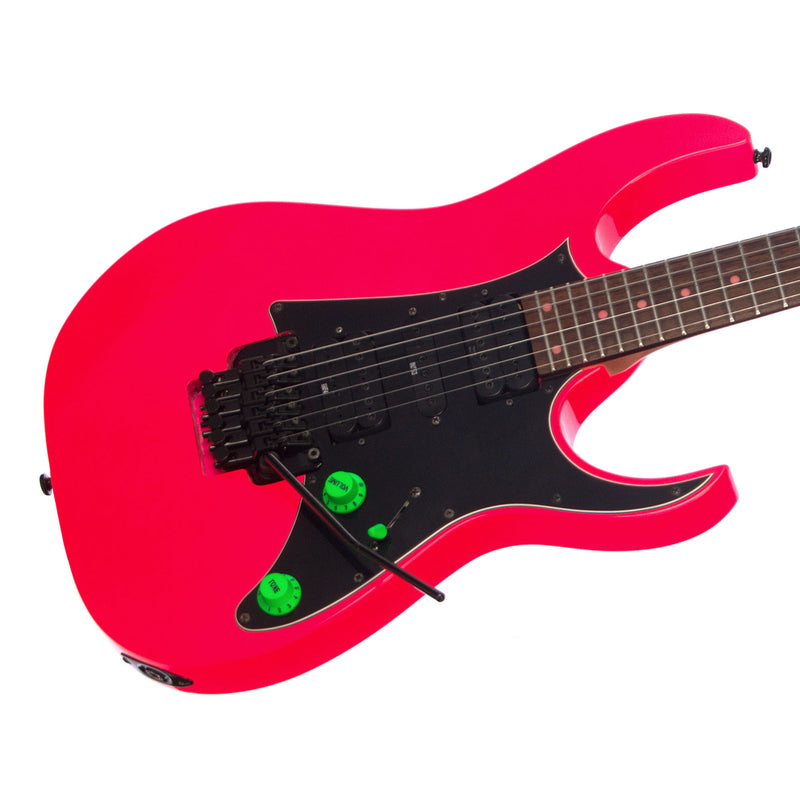 USED Ibanez 25th Anniversary RG2XXV-FPK - Fluorescent Pink - Limited E ...