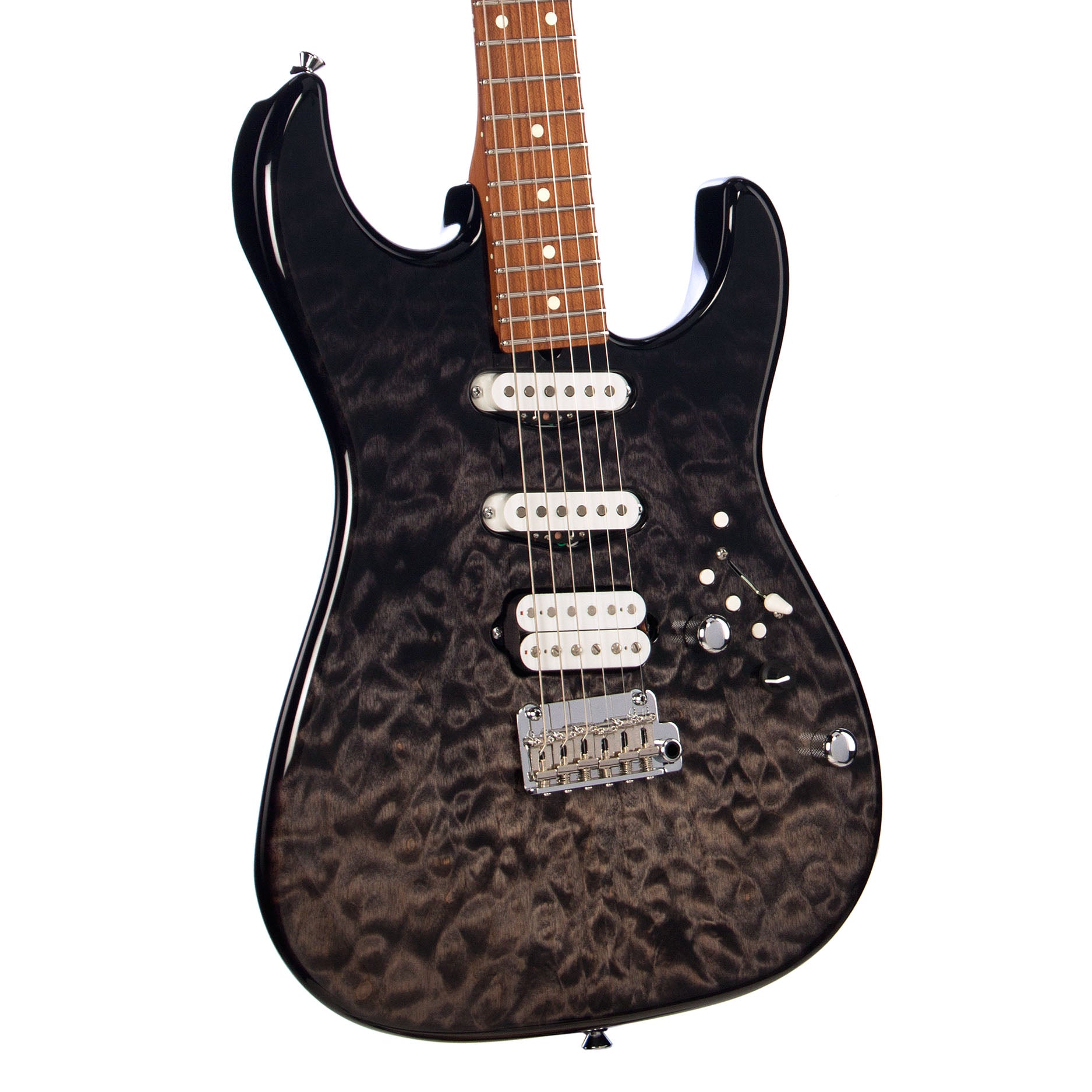 James Tyler Guitars Studio Elite HD - Transparent Black Fade / Quilted ...