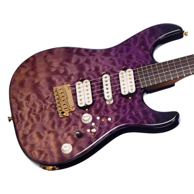 James Tyler Guitars Studio Elite HD - Amethyst Fade / Quilted Maple To ...