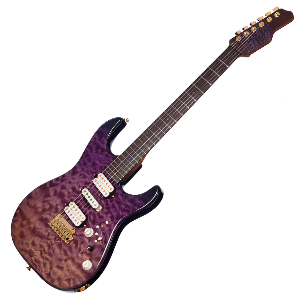 James Tyler Guitars Studio Elite HD - Amethyst Fade / Quilted Maple To ...