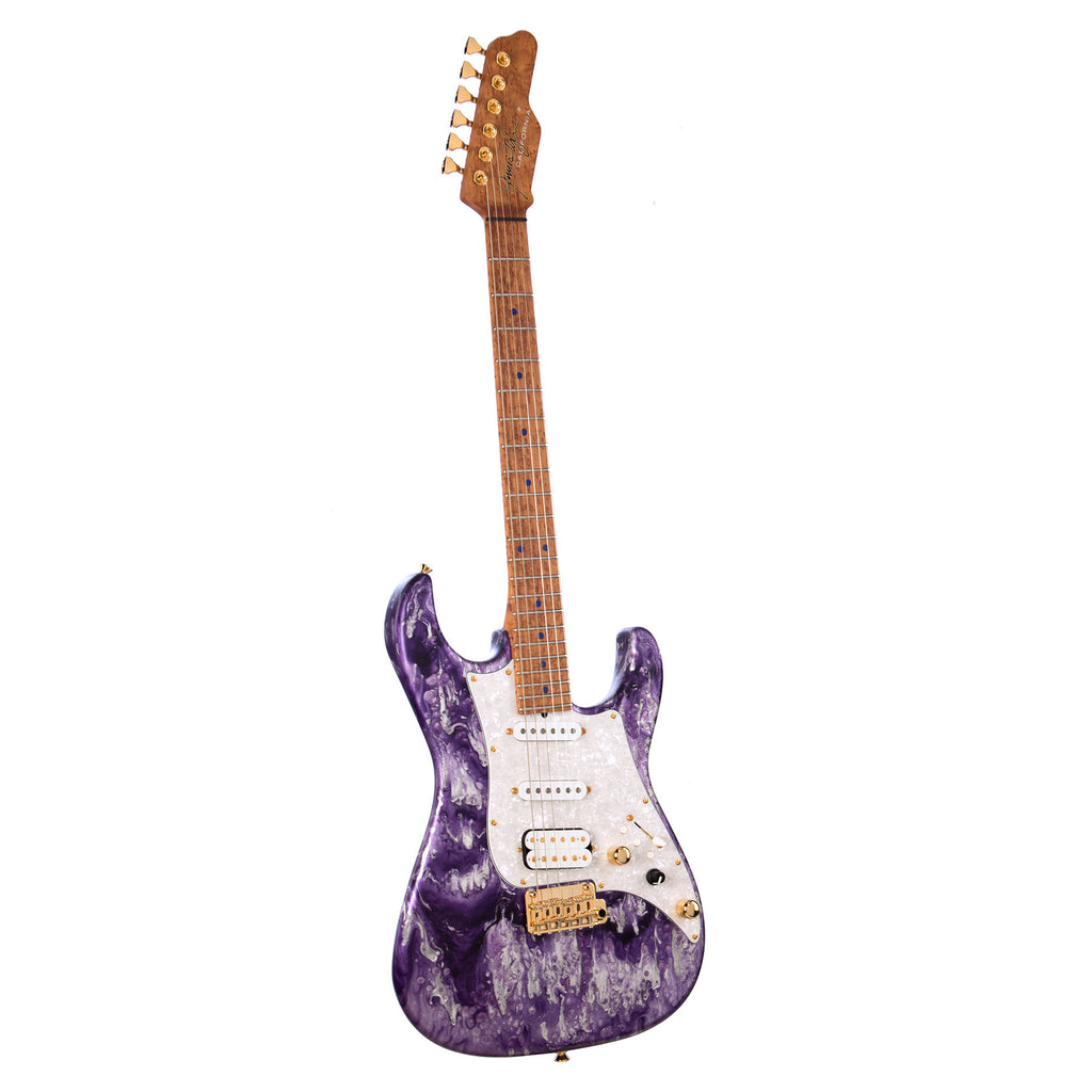 James Tyler Guitars Studio Elite HDX - Half Amethyst Shmear - Made in ...