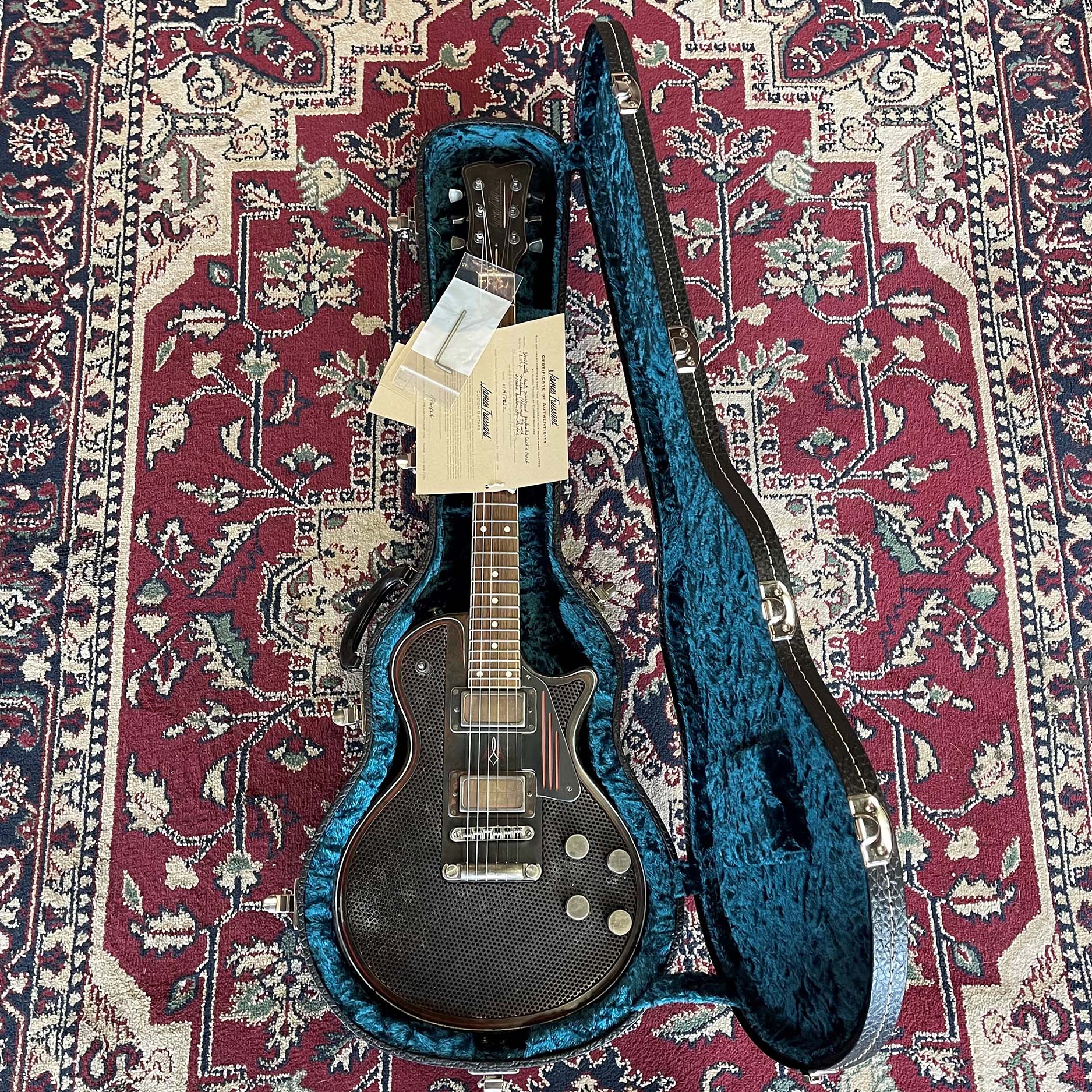James Trussart Steel Deville - Rust O Matic Pinstripe Holey - Custom B ...