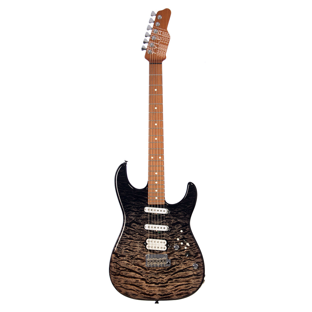 James Tyler Guitars Studio Elite HD - Transparent Black Fade / Quilted ...