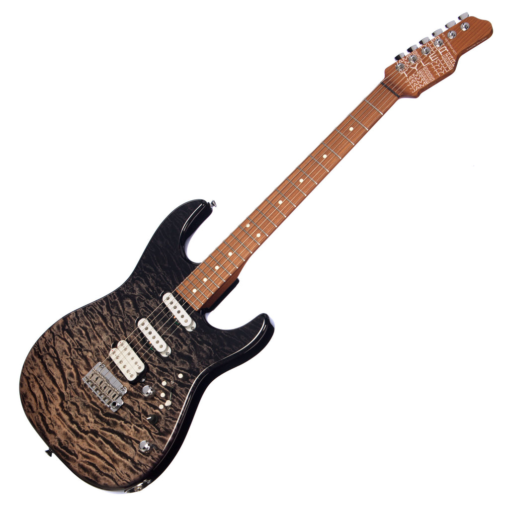 James Tyler Guitars Studio Elite HD - Transparent Black Fade / Quilted ...