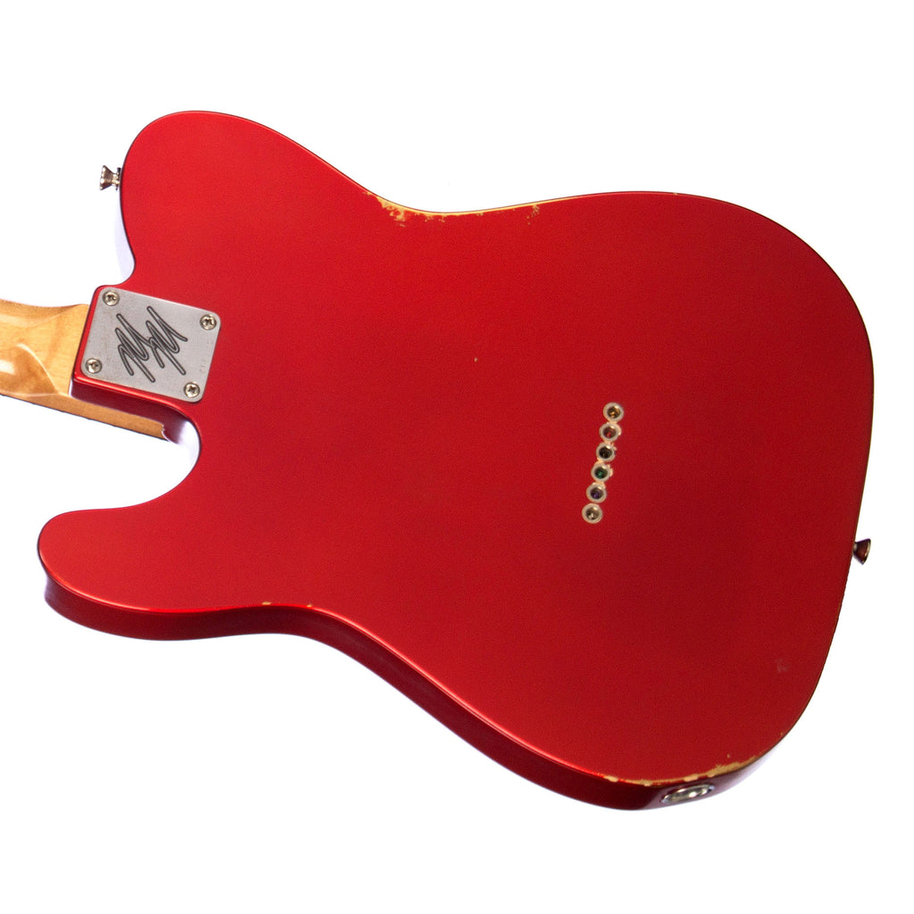Mario Guitars T-LUX - Candy Apple Red - '72 Tele Thinline -style Custo ...