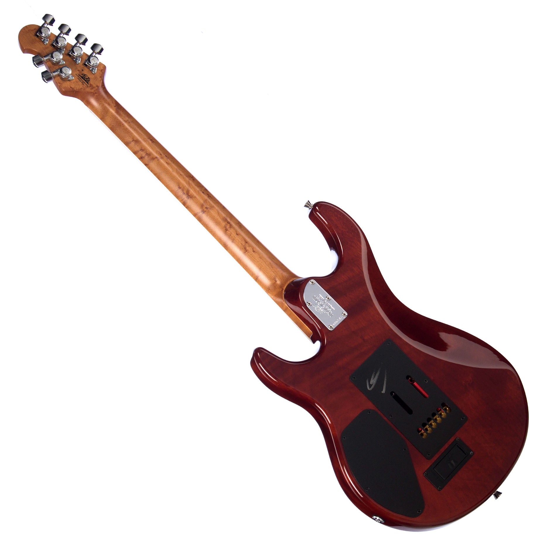 Music Man Luke III HH BFR - Claro Walnut - Steve Lukather Signature Ba ...