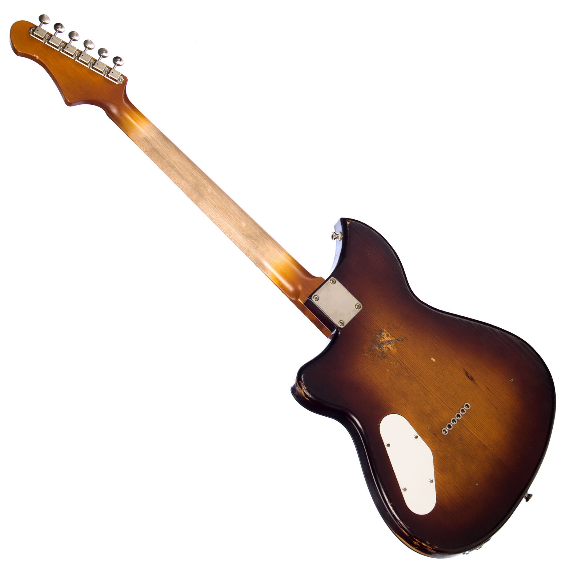 Oswald Guitars Custom Offset - Wide Fade 2-Tone Sunburst - Semi-Hollow ...