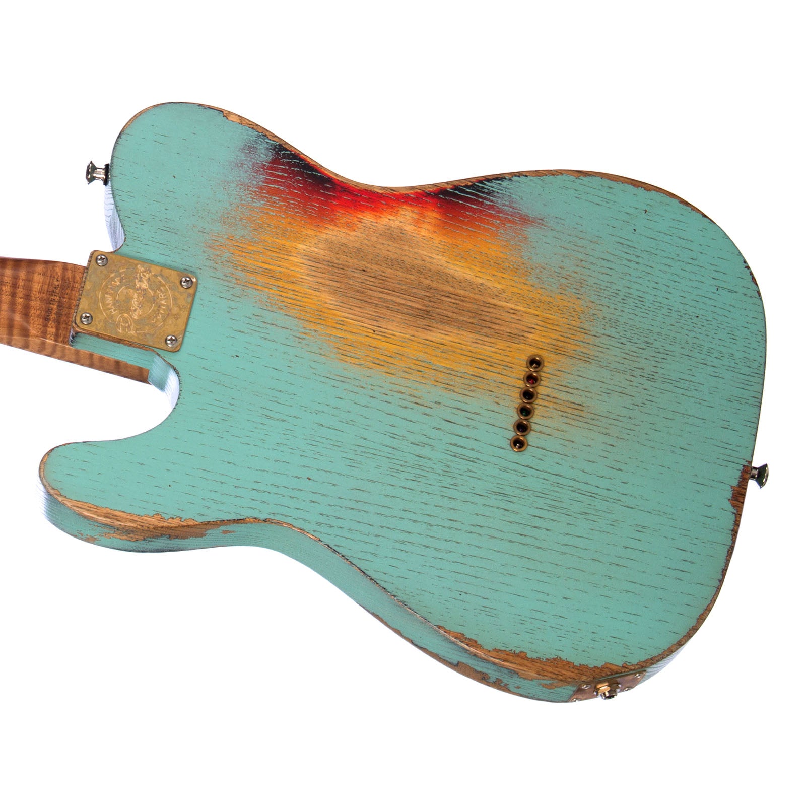 Paoletti Guitars Nancy Loft FLTH - Heavy Distressed Surf Green - Ancie ...