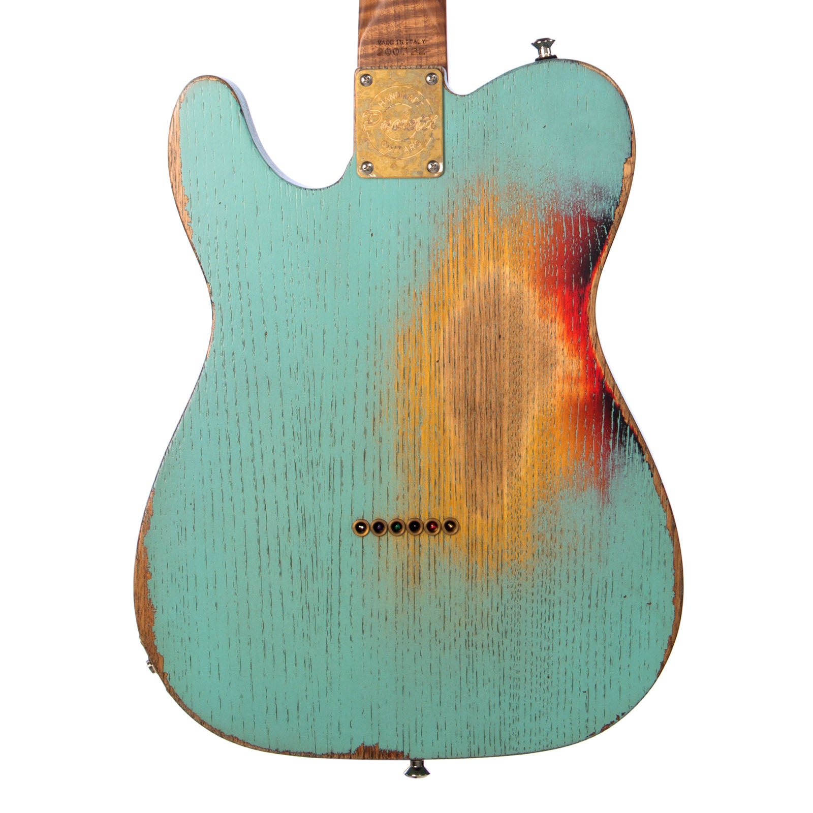 Paoletti Guitars Nancy Loft FLTH - Heavy Distressed Surf Green - Ancie ...