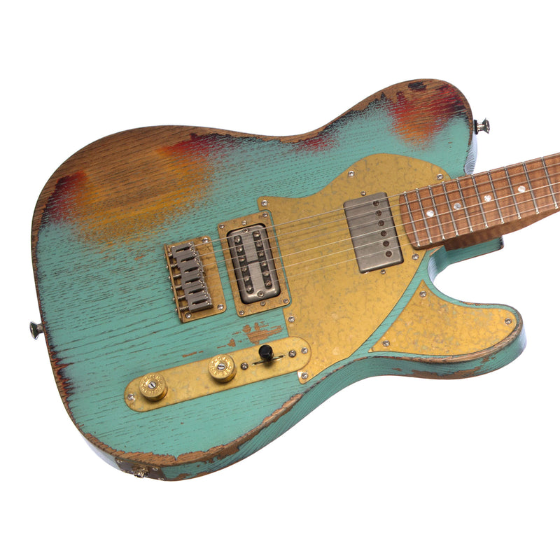 Paoletti Guitars Nancy Loft FLTH - Heavy Distressed Surf Green - Ancie ...
