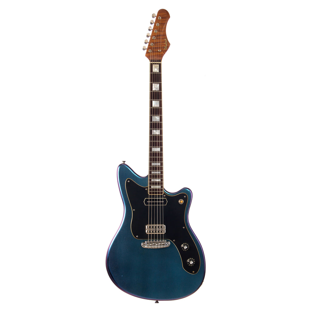 Shabat Guitars Puma - Cosmic Blue color-shifting Nitrocellulose Lacque ...