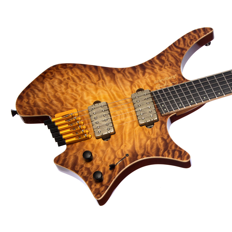 Strandberg Guitars Boden J6 Custom 5A Quilt Honey Burst - Special Orde ...