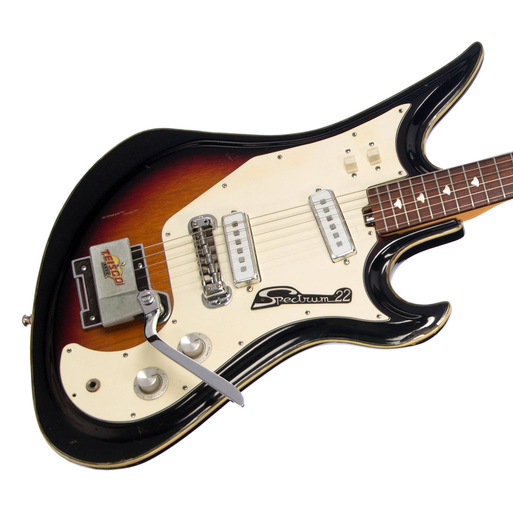 1960s Teisco Spectrum 22 - Sunburst - Made in Japan Vintage Electric G ...