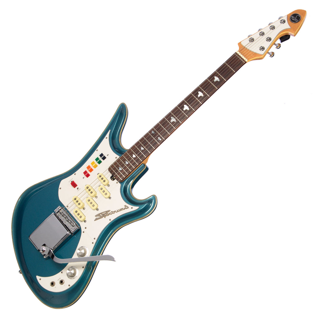 1990s Teisco Spectrum 5 - Metallic Blue - Made in Japan Vintage Reissu ...