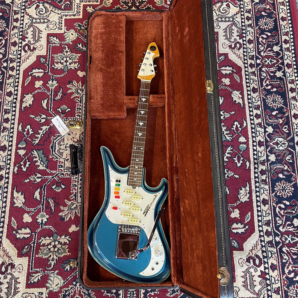 1990s Teisco Spectrum 5 - Metallic Blue - Made in Japan Vintage Reissu ...
