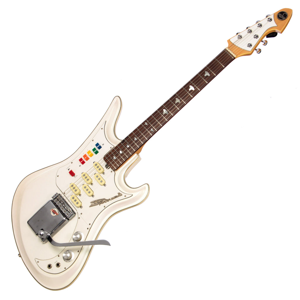 1990s Teisco Spectrum 5 - Pearl White - Made in Japan Vintage Reissue ...