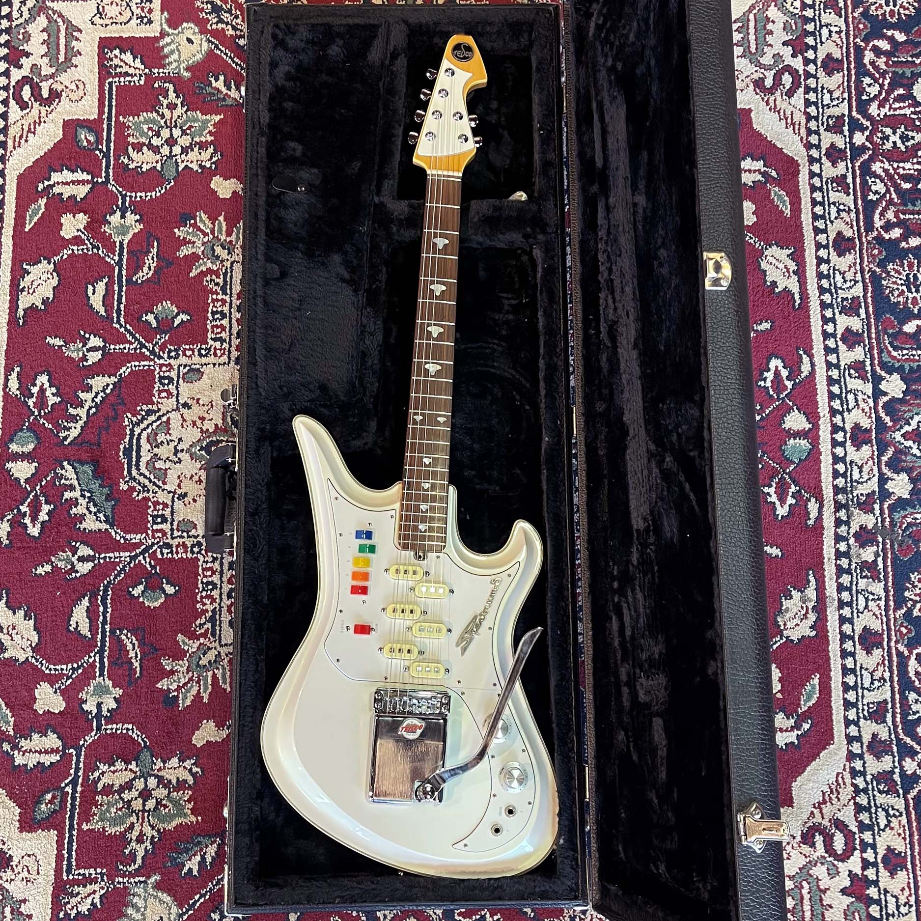 1990s Teisco Spectrum 5 - Pearl White - Made in Japan Vintage Reissue ...