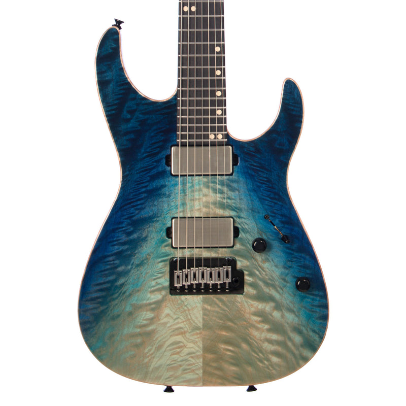 Tom Anderson Angel 7 - Blue WakeSurf - 24 fret / 7-string Drop Top - C ...