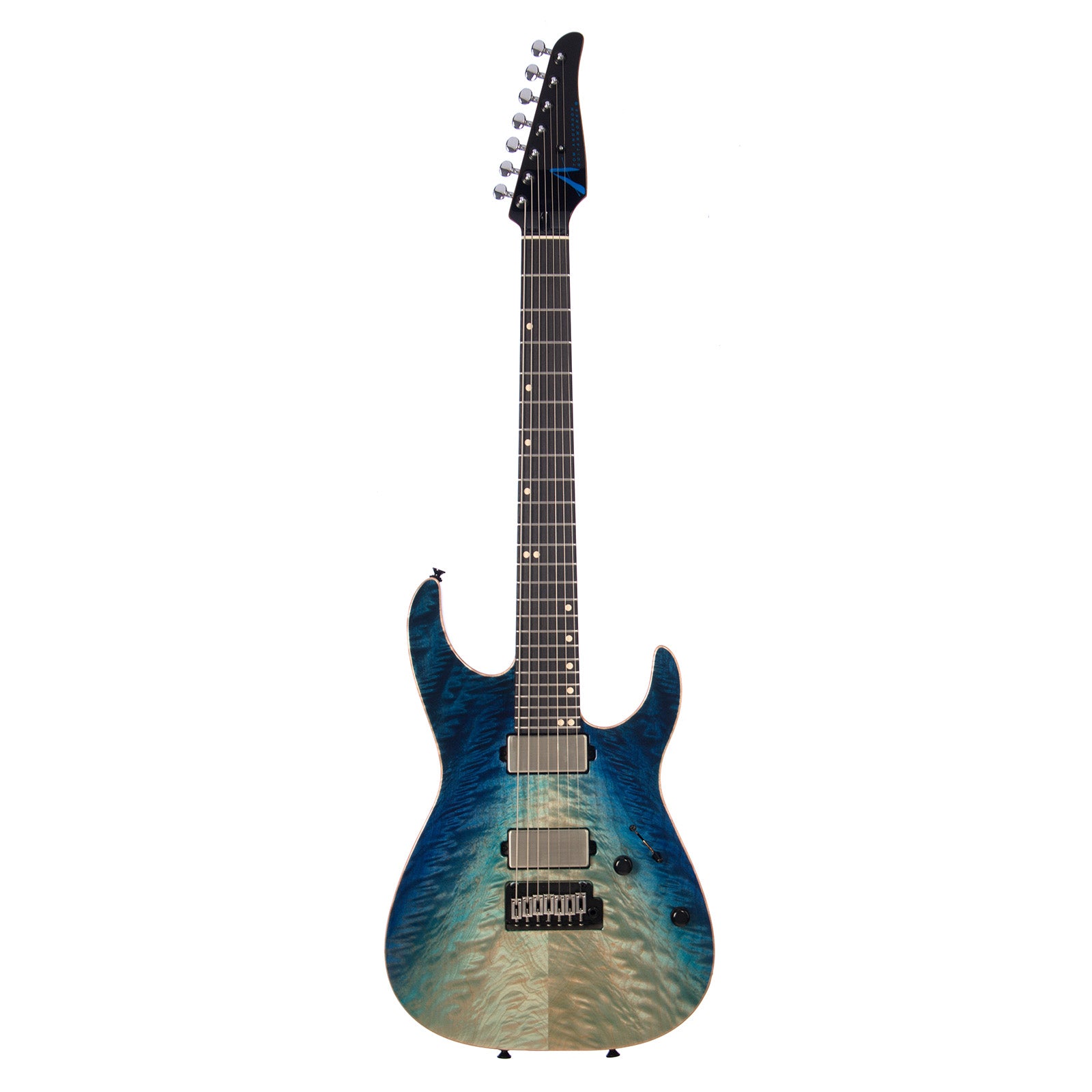 Tom Anderson Angel 7 - Blue WakeSurf - 24 fret / 7-string Drop Top - C ...